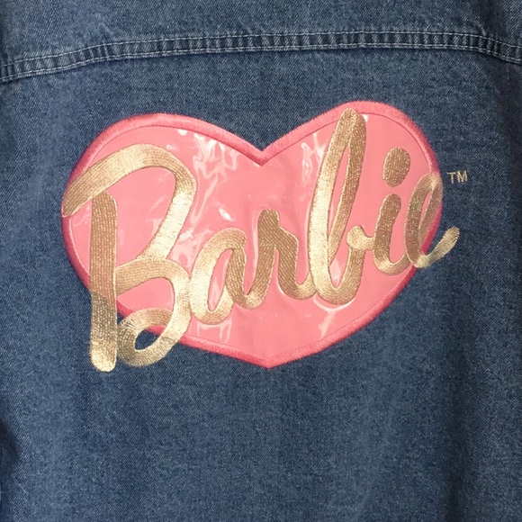 Barbie | Jackets & Coats | Vintage Barbie Denim Jacket Szl Bought At ...